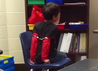 VIDEO: School police shackle 8-year-old boy for 'misbehaving'
