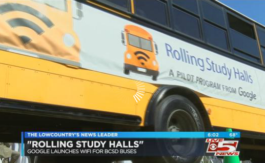 Google introduces WiFi-equipped school buses as 'Rolling Study Halls'